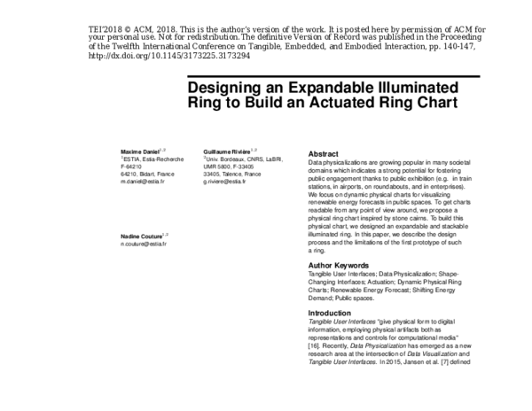 (PDF) Designing an Expandable Illuminated Ring to Build an Actuated ...