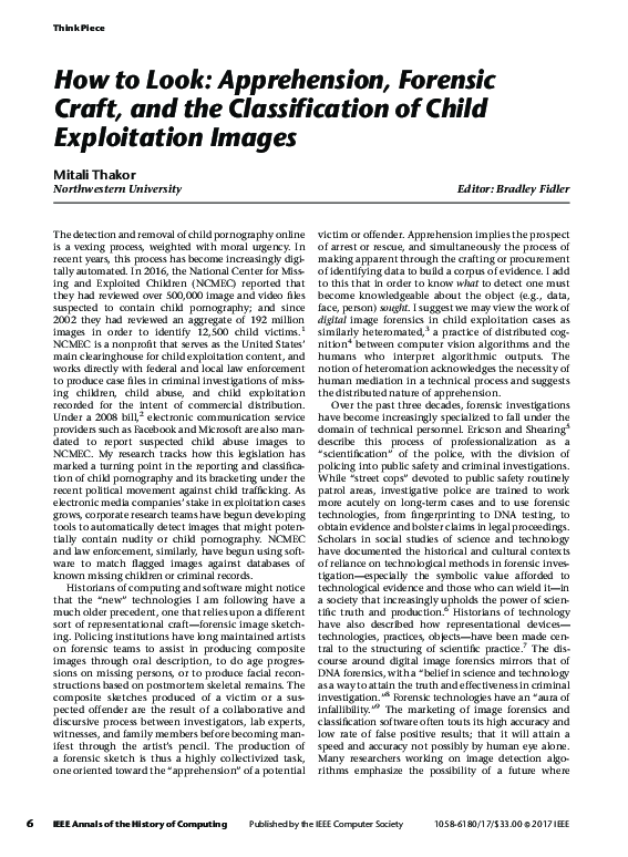 (PDF) How to Look: Apprehension, Forensic Craft, and the Classification ...