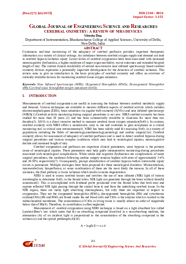 (PDF) Global Journal of Engineering Science and Researches Cerebral ...