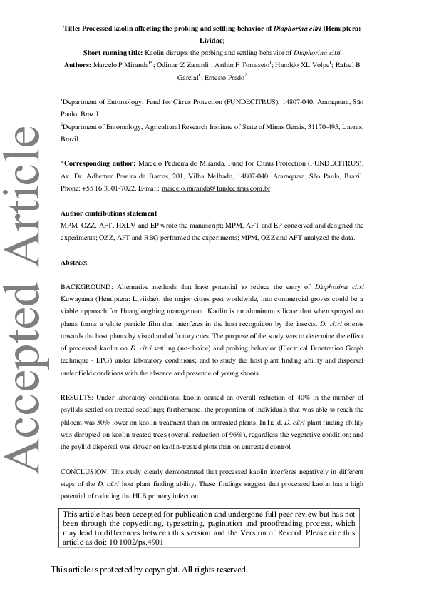 (PDF) Processed kaolin affecting the probing and settling behavior of ...