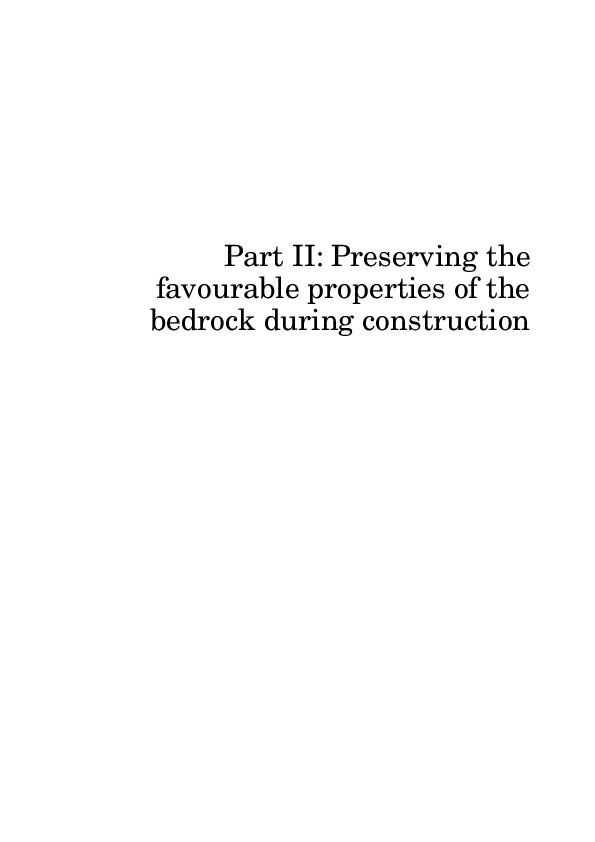 (PDF) The disposal site and underground construction : Part I: The ...