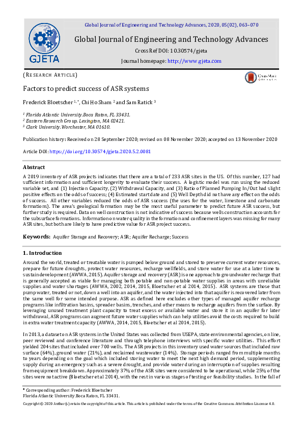 (PDF) Factors to predict success of ASR systems | Chi Sham - Academia.edu