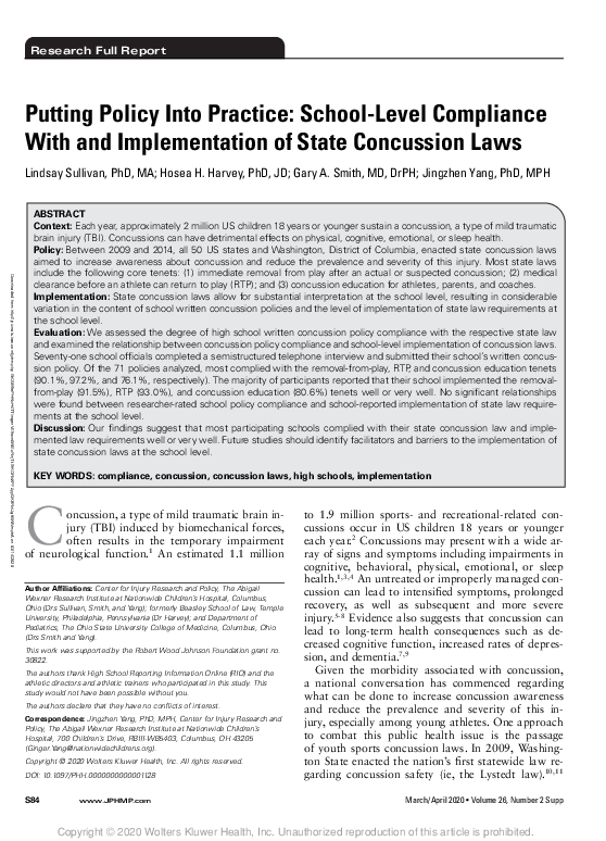 (PDF) Putting Policy Into Practice