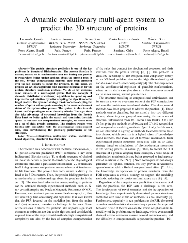 (PDF) A dynamic evolutionary multi-agent system to predict the 3D structure of proteins ...