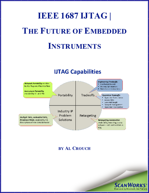 (PDF) IEEE 1687 IJTAG | The Future of Embedded Instruments | Alfred Crouch - Academia.edu
