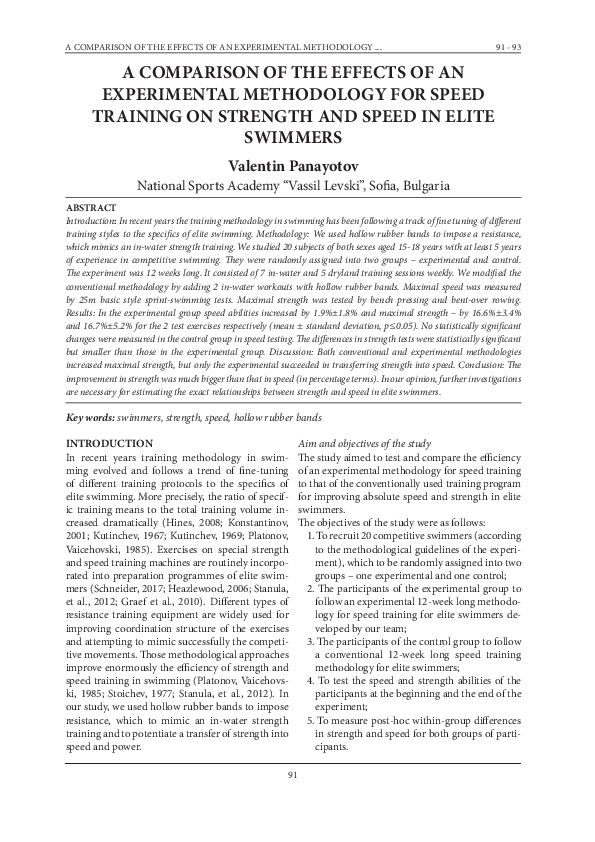 (PDF) A Comparison of the Effects of an Experimental Methodology for ...