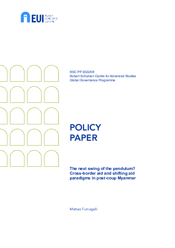 (PDF) The next swing of the pendulum? Cross-border aid and shifting aid ...