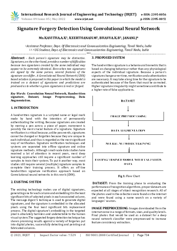 (PDF) Signature Forgery Detection Using Convolutional Neural Network