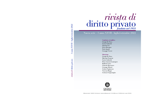 (PDF) Difetto di conformità, gerarchia dei rimedi e sostenibilità ...