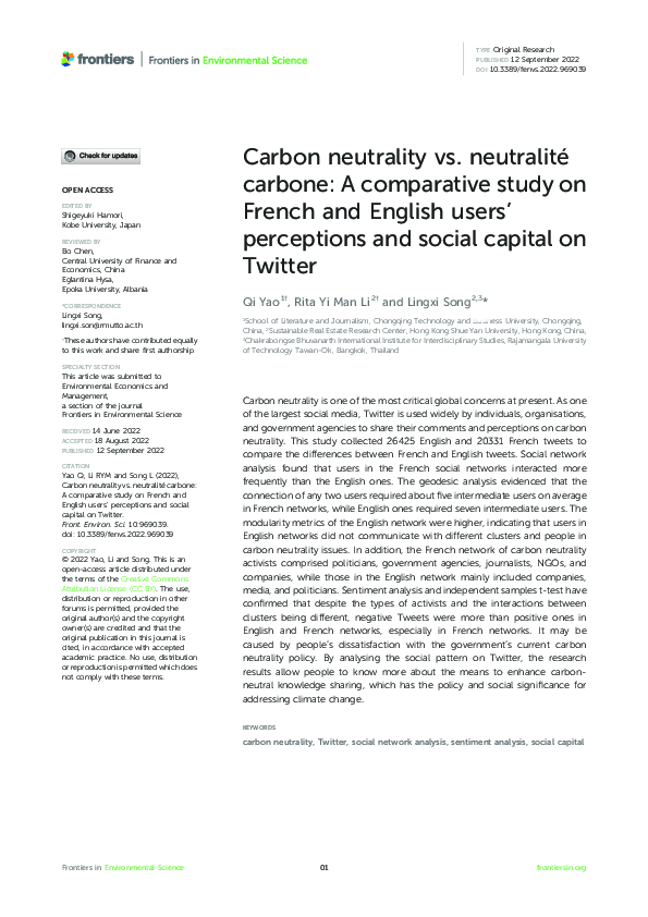 (PDF) Carbon neutrality vs. neutralité carbone: A comparative study on ...