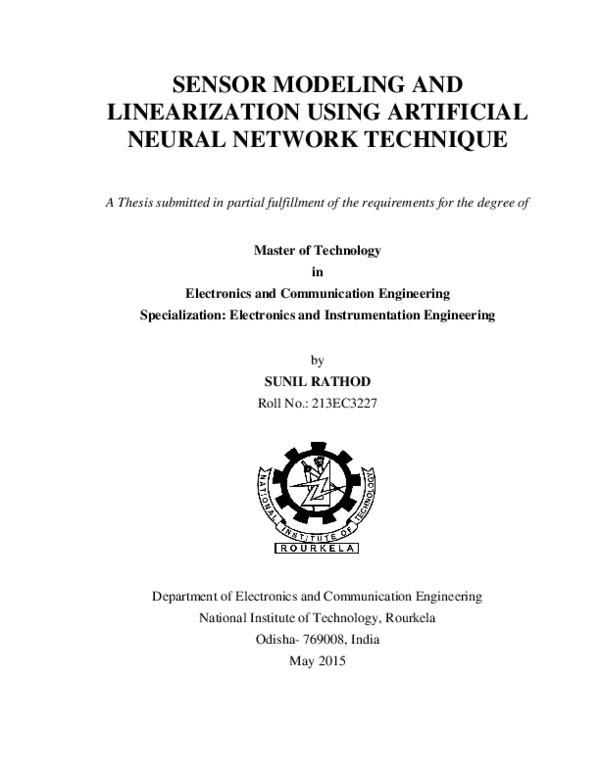 Pdf Linearization Using Artificial Neural Network Technique