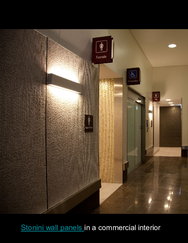 (PDF) Wall Panels Installation - Commercial Interiors - Stonini | Wall ...