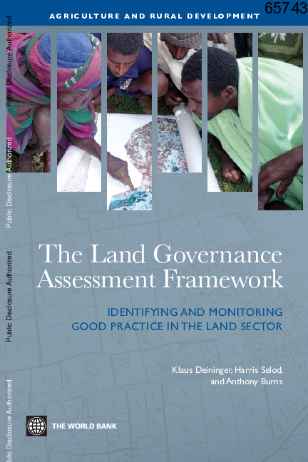 (PDF) The Land Governance Assessment Framework