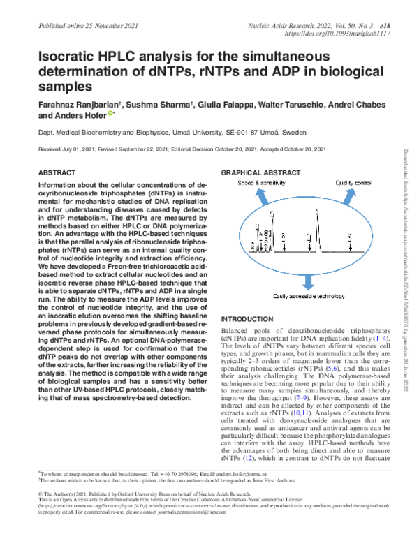 (PDF) Isocratic HPLC analysis for the simultaneous determination of ...