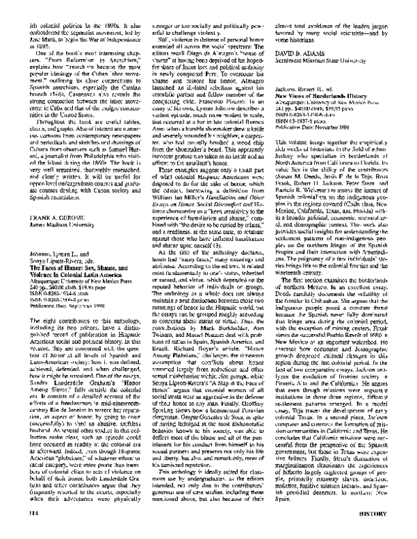 (PDF) New Views of Borderlands History