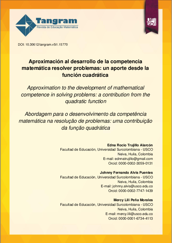 (PDF) Aproximación al desarrollo de la competencia matemática resolver problemas