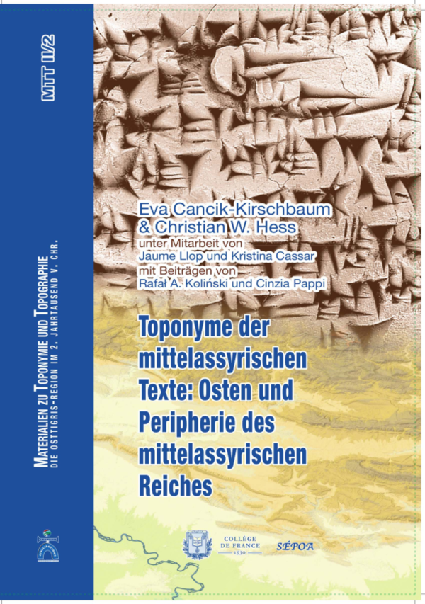 (PDF) Toponyme der mittelassyrischen Texte: Osten und Peripherie des ...