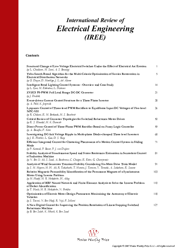 Pdf Critical Review Of Converter Topologies For Switched Reluctance Motor Drives