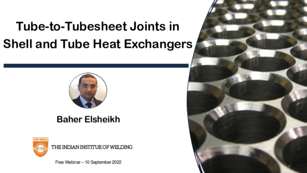 (PDF) Tube to Tubesheet Joints Baher