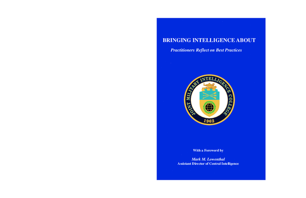 (PDF) Bringing intelligence about: Practitioners reflect on best ...
