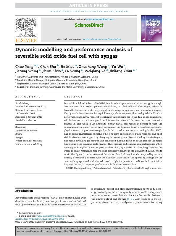 Pdf Dynamic Modelling And Performance Analysis Of A Dfig Wind Energy Conversion System