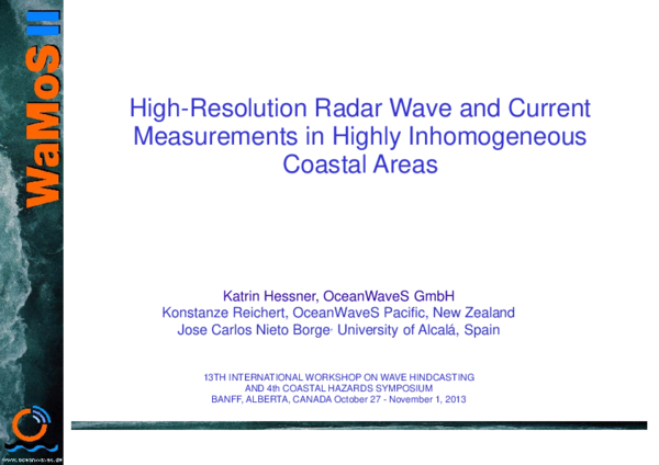 (PDF) High-resolution radar wave and current measurements in highly ...