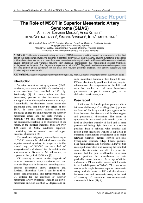 (PDF) Serbeze Kabashi-Muqaj et al.-The Role of MSCT in Superior ...