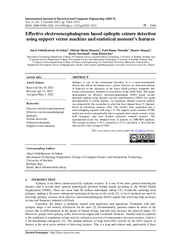 (PDF) Effective electroencephalogram based epileptic seizure detection ...