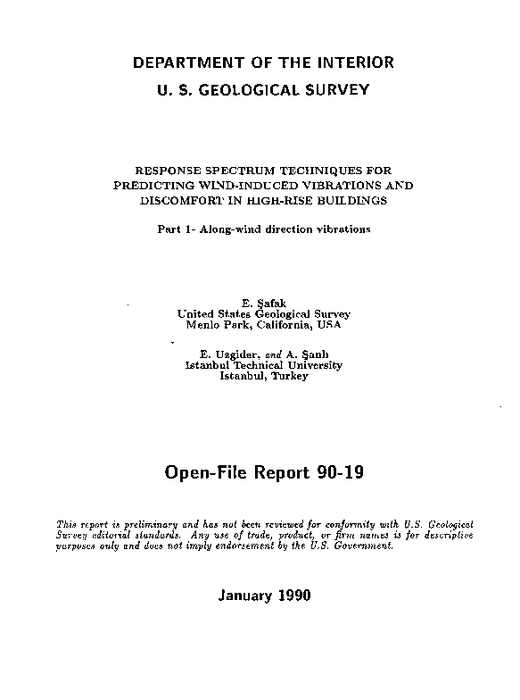 (PDF) Response spectrum techniques for predicting wind-induced ...