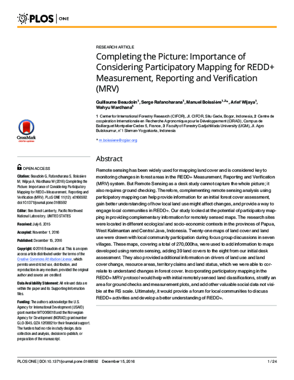 (PDF) Completing the Picture: Importance of Considering Participatory ...