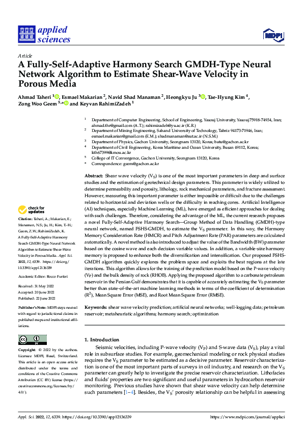 (PDF) A Fully-Self-Adaptive Harmony Search GMDH-Type Neural Network Algorithm to Estimate Shear ...