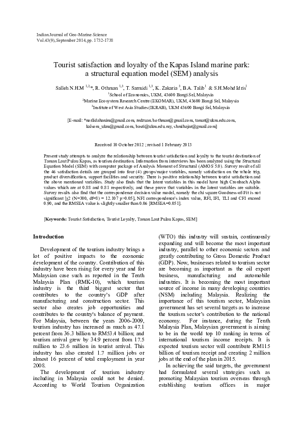 pdf-tourist-satisfaction-and-loyalty-of-the-kapas-island-marine-park