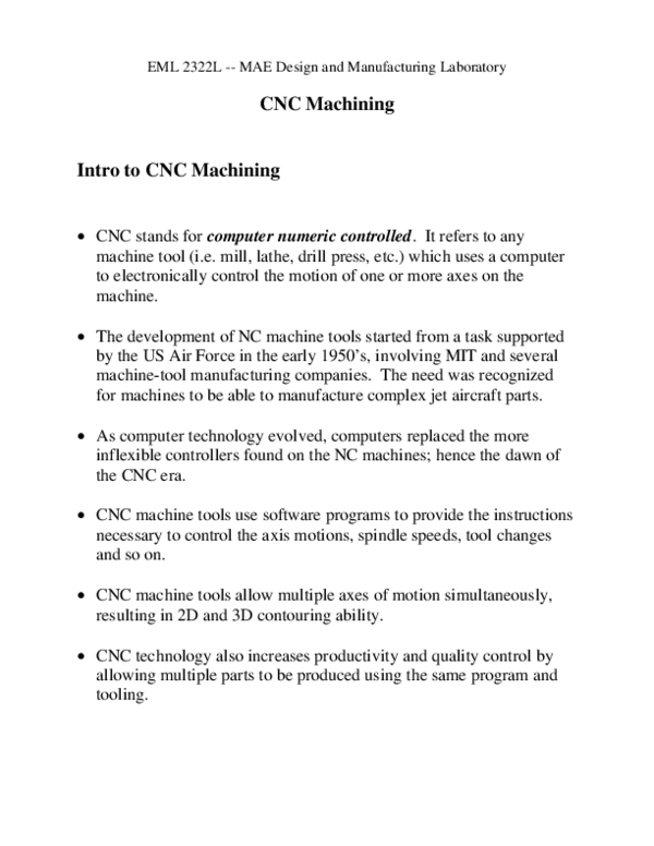 Pdf Basics Of Cnc Programming