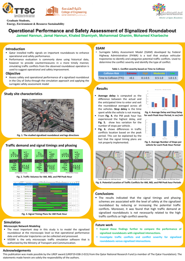 (PDF) Operational Performance and Safety Assessment of Signalized Roundabouts