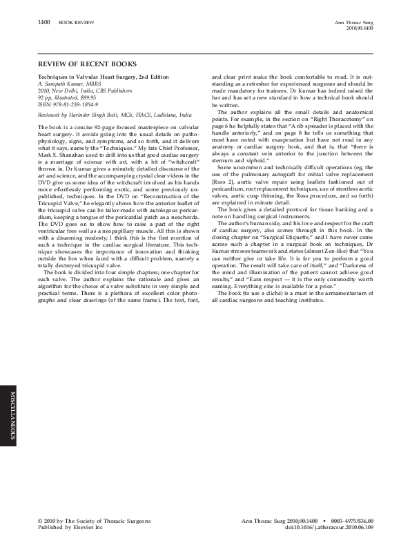 (PDF) Review of recent book