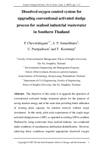 (PDF) Dissolved oxygen control system for upgrading conventional activated sludge process for ...