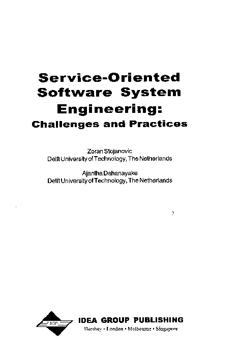 (PDF) Service-Oriented Software System Engineering