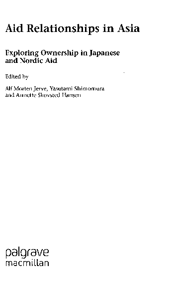 (PDF) Aid Relationships in Asia
