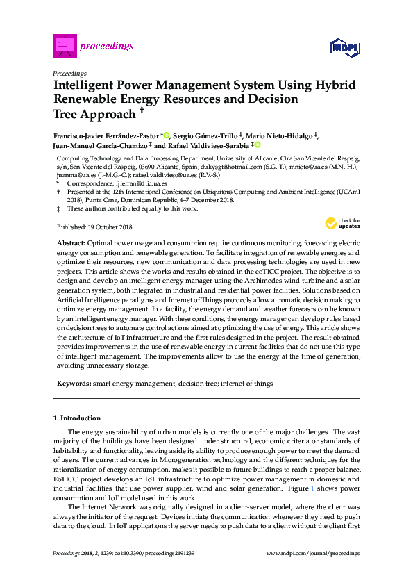 (PDF) Intelligent Power Management System Using Hybrid Renewable Energy Resources and Decision ...