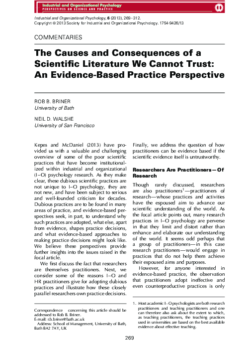 (PDF) The Causes and Consequences of a Scientific Literature We Cannot ...