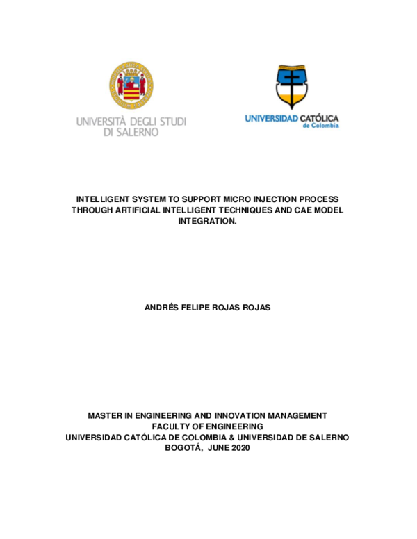 (PDF) Integration of CAE Modeling and Artificial Intelligence Systems to Support Manufacturing ...