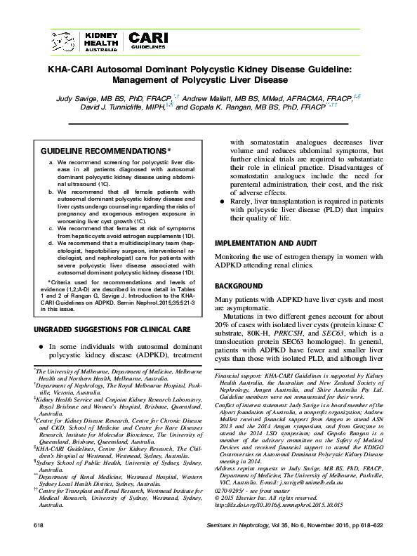 (PDF) KHA-CARI Autosomal Dominant Polycystic Kidney Disease Guideline ...