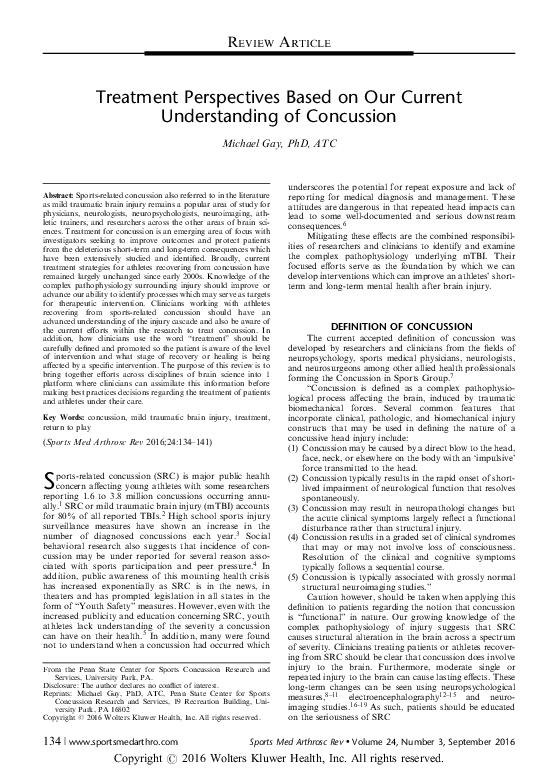 (PDF) Treatment Perspectives Based on Our Current Understanding of ...