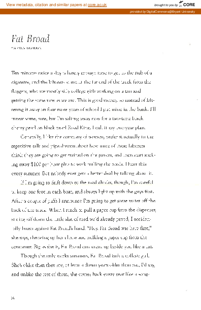 (PDF) Fat Broad | Darren DeFrain - Academia.edu