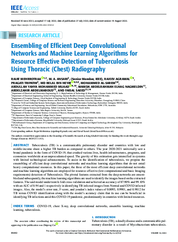 Pdf Ensembling Of Efficient Deep Convolutional Networks And Machine Learning Algorithms For