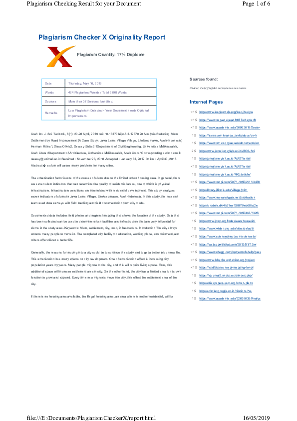 (PDF) Plagiarism Checker X Originality Report | Sandra Ekawijaya ...