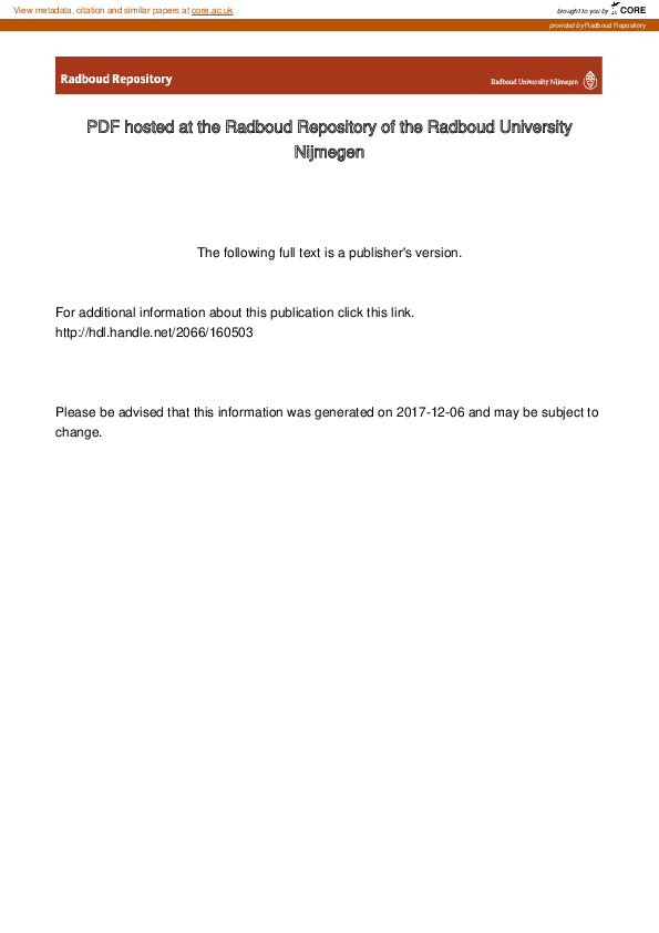 (PDF) Cognitive Neuroscience and Causal Inference