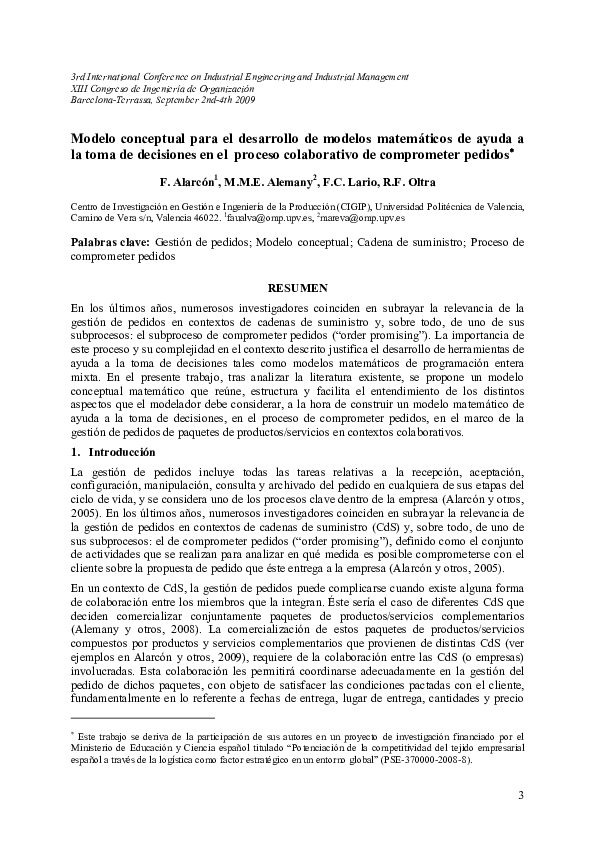 (PDF) Modelo conceptual para el desarrollo de modelos matemáticos de ...