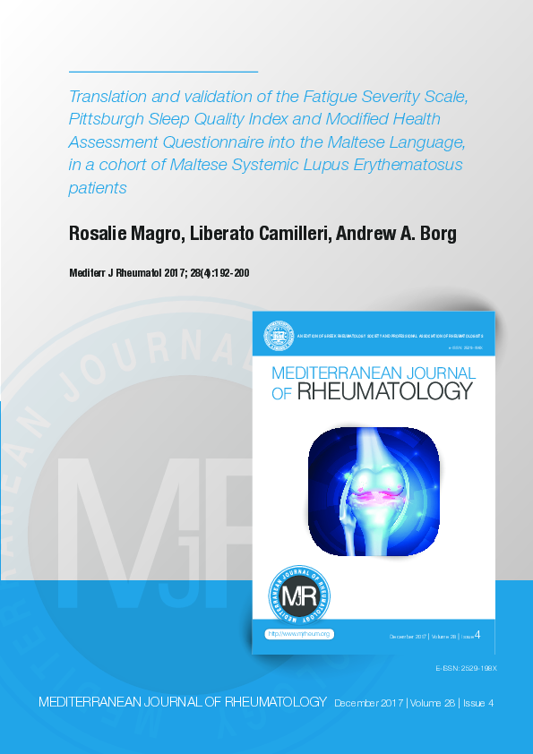 (PDF) Translation and validation of the Fatigue Severity Scale ...