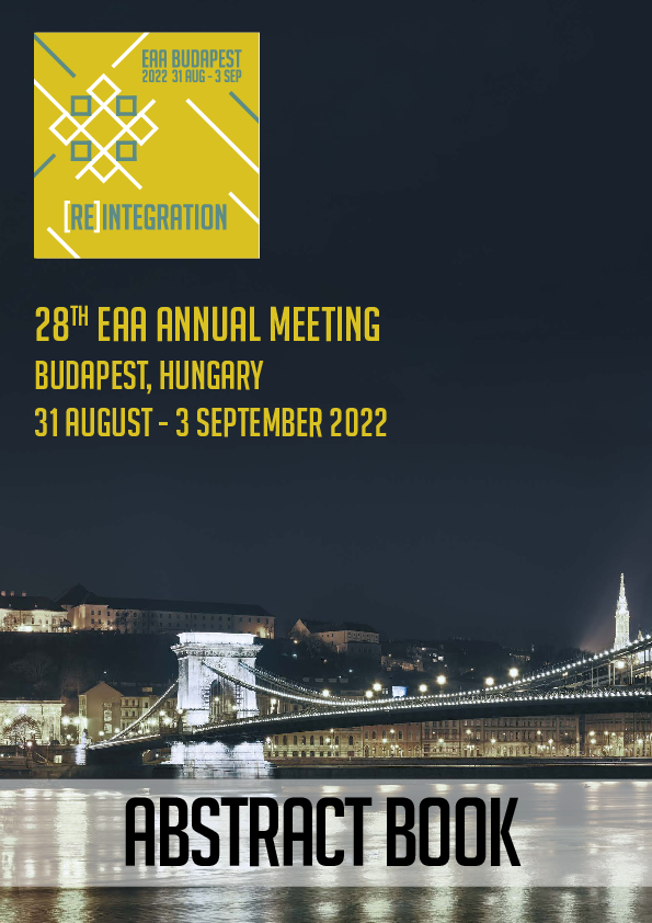 (PDF) EAA 2022 Discussion Session #350 Abstracts | Lynne M. Rouse and Paula Doumani Dupuy ...